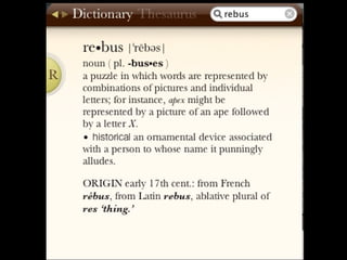 Rebus Project | PPT