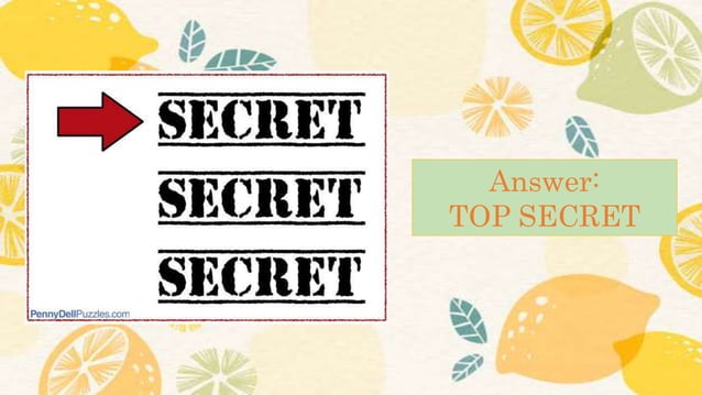 Rebus Puzzles.pptx | Games and Puzzles | Hobbies & Interests