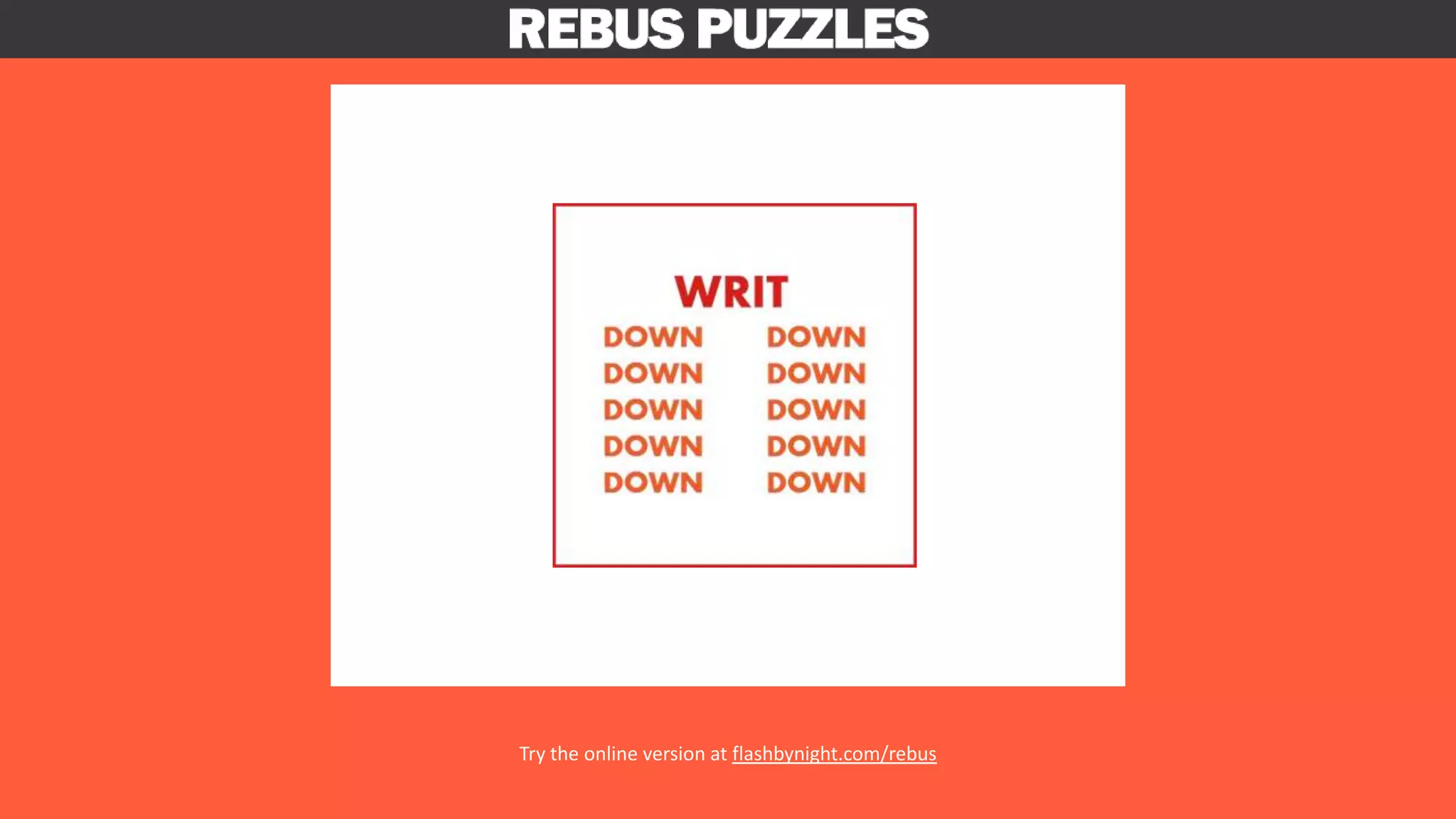 Rebus Puzzles 2 | PPSX | Games and Puzzles | Hobbies & Interests