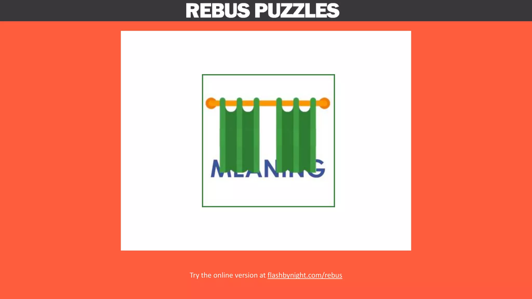 Rebus Puzzles 2 | PPSX | Games and Puzzles | Hobbies & Interests