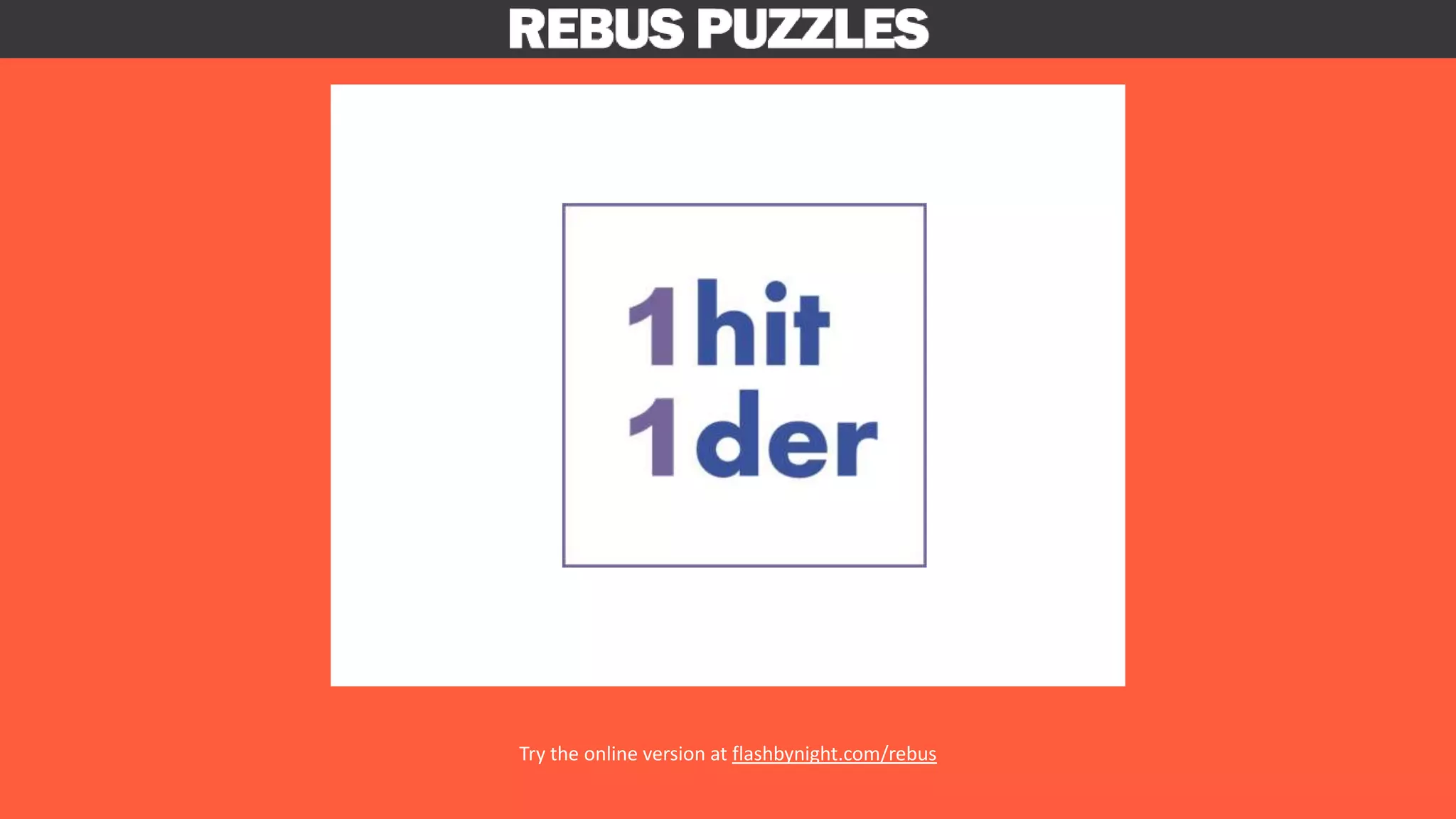 Rebus Puzzles 2 | PPSX | Games and Puzzles | Hobbies & Interests