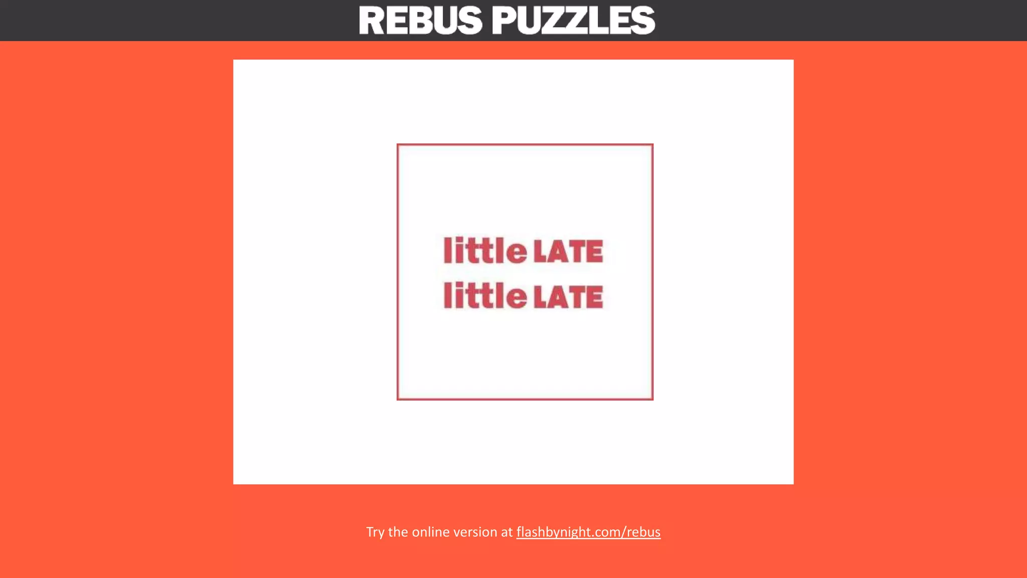 Rebus Puzzles 2 | PPSX | Games and Puzzles | Hobbies & Interests