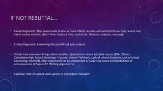 Rebuttal argument | PPTX | Law