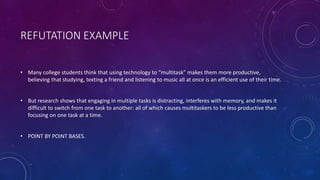 Rebuttal argument | PPTX | Law