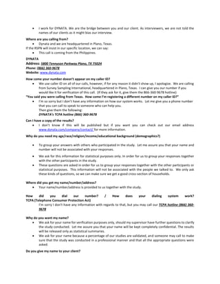 Rebuttals Help Sheet | PDF