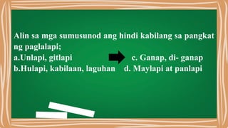 REBYU SA FILIPINO 9 na gawa sa pptx para sa IKATLONG MARKAHAN | PPT