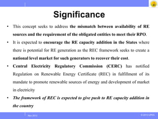REC Mechanism -A overview | PPT
