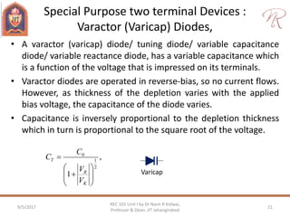 Rec101 unit 1 (part ii) pn junction diode | PDF