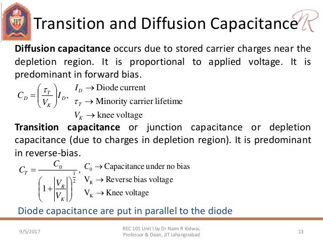 Rec101 unit 1 (part ii) pn junction diode