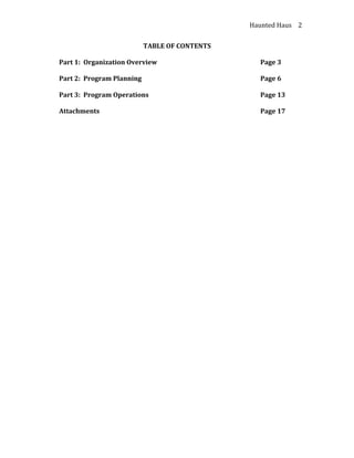 REC 2335 Program Plan | PDF