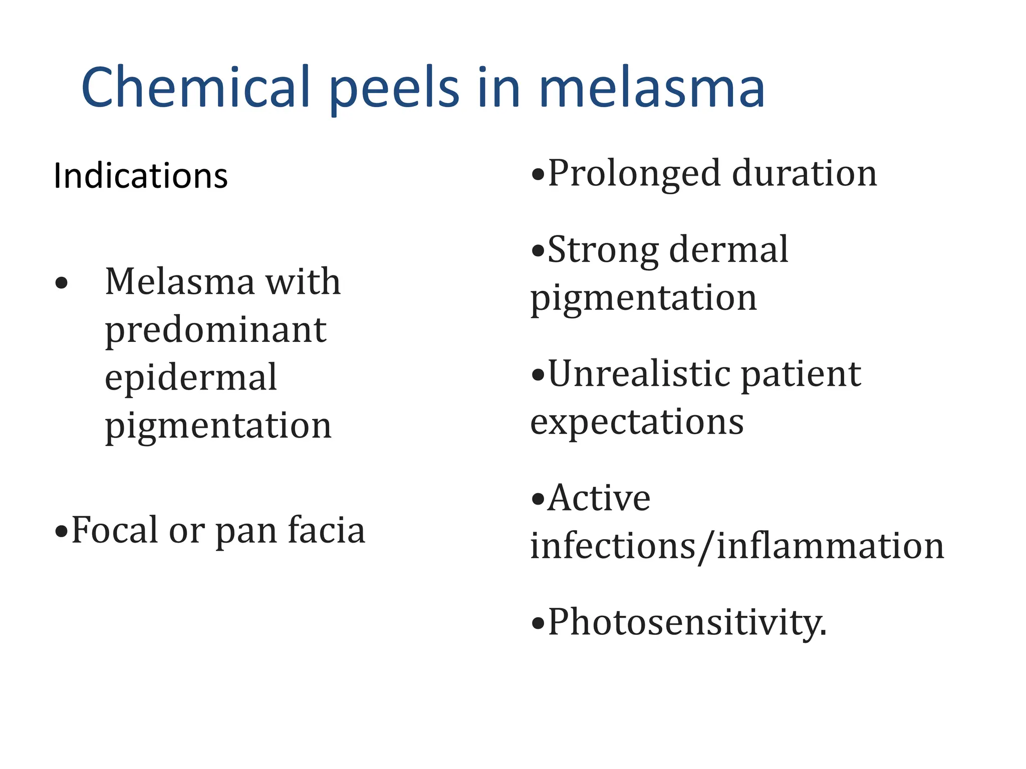 RECALCITRANT MELASMA IN DERMATOLOGY TREATMENT | PPT