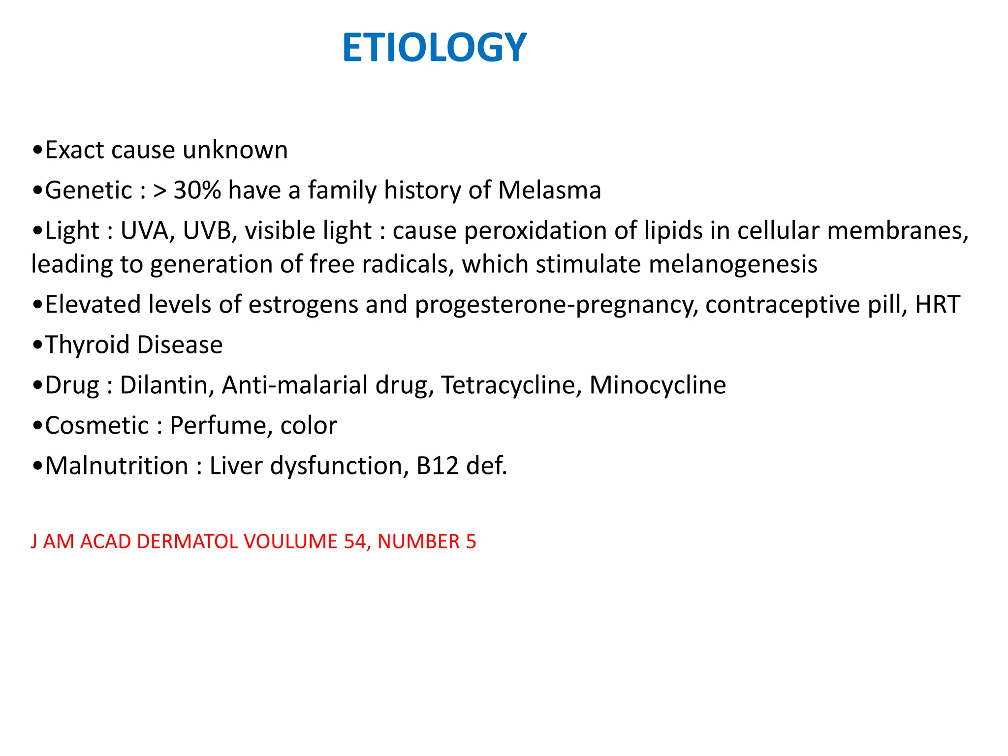 RECALCITRANT MELASMA IN DERMATOLOGY TREATMENT | PPT