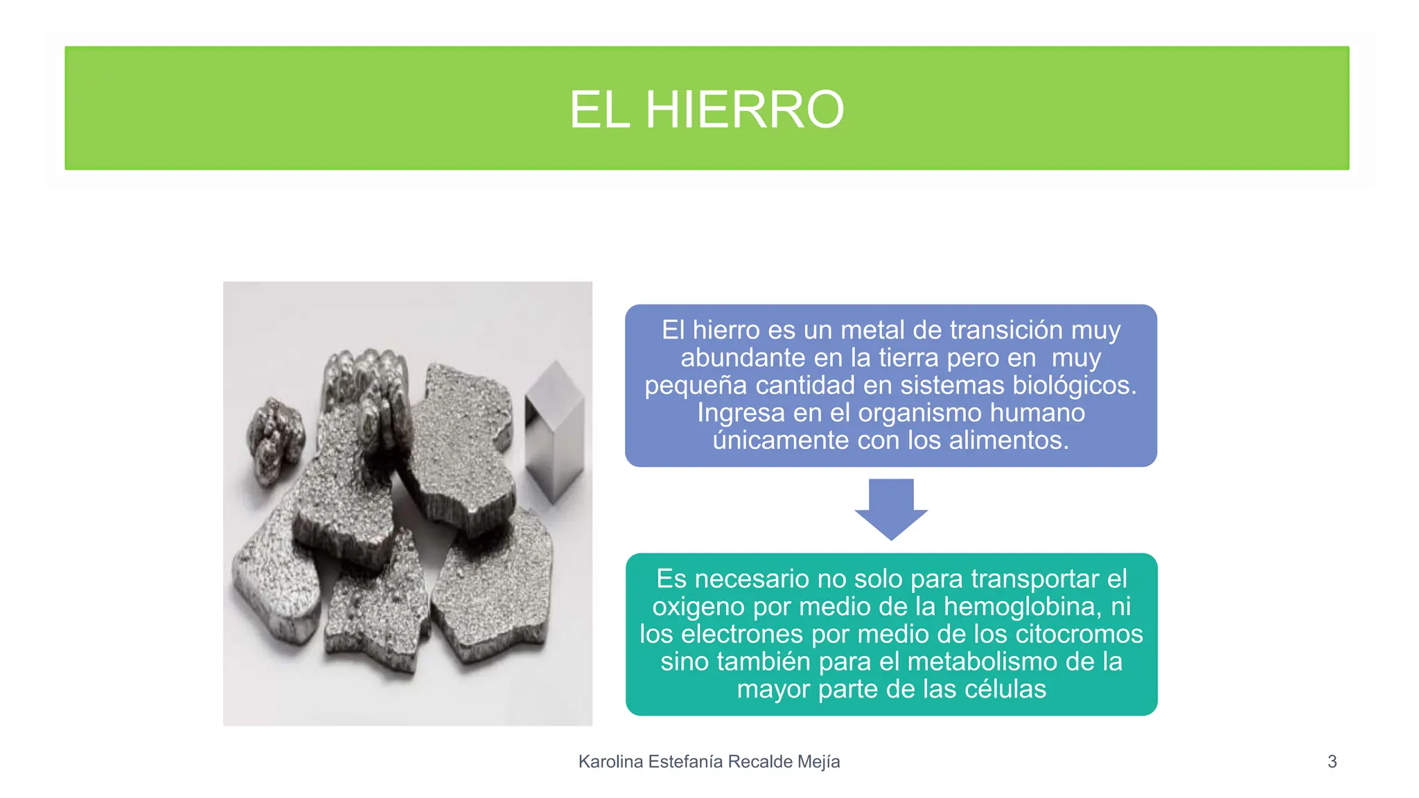 Metabolismo del hierro, anemia ferro priva e intoxicación por plomo ...