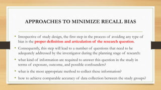 Recall bais | PPT