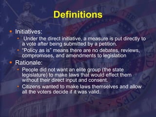 Recall,Initiative, Referendum2 | PPT