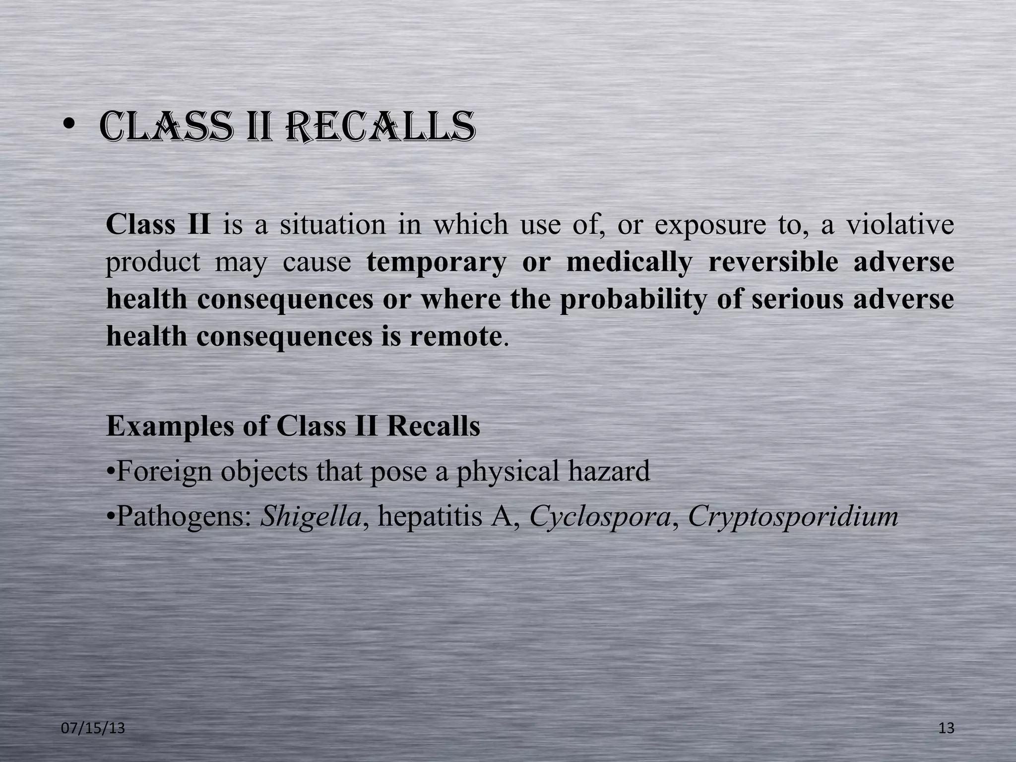 Recall procedures | PPT