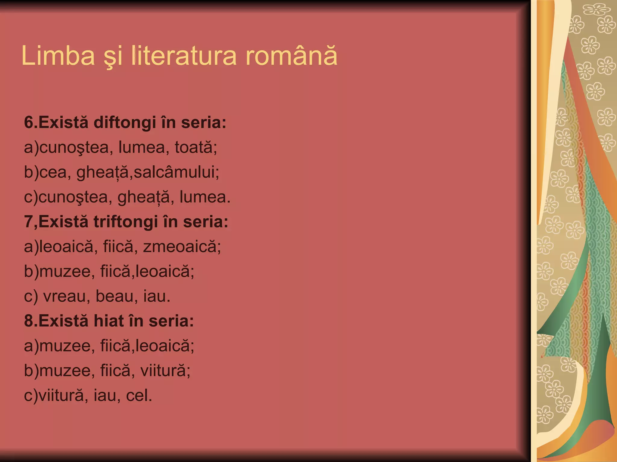 Recapitulare clasa a viii a a | PPT