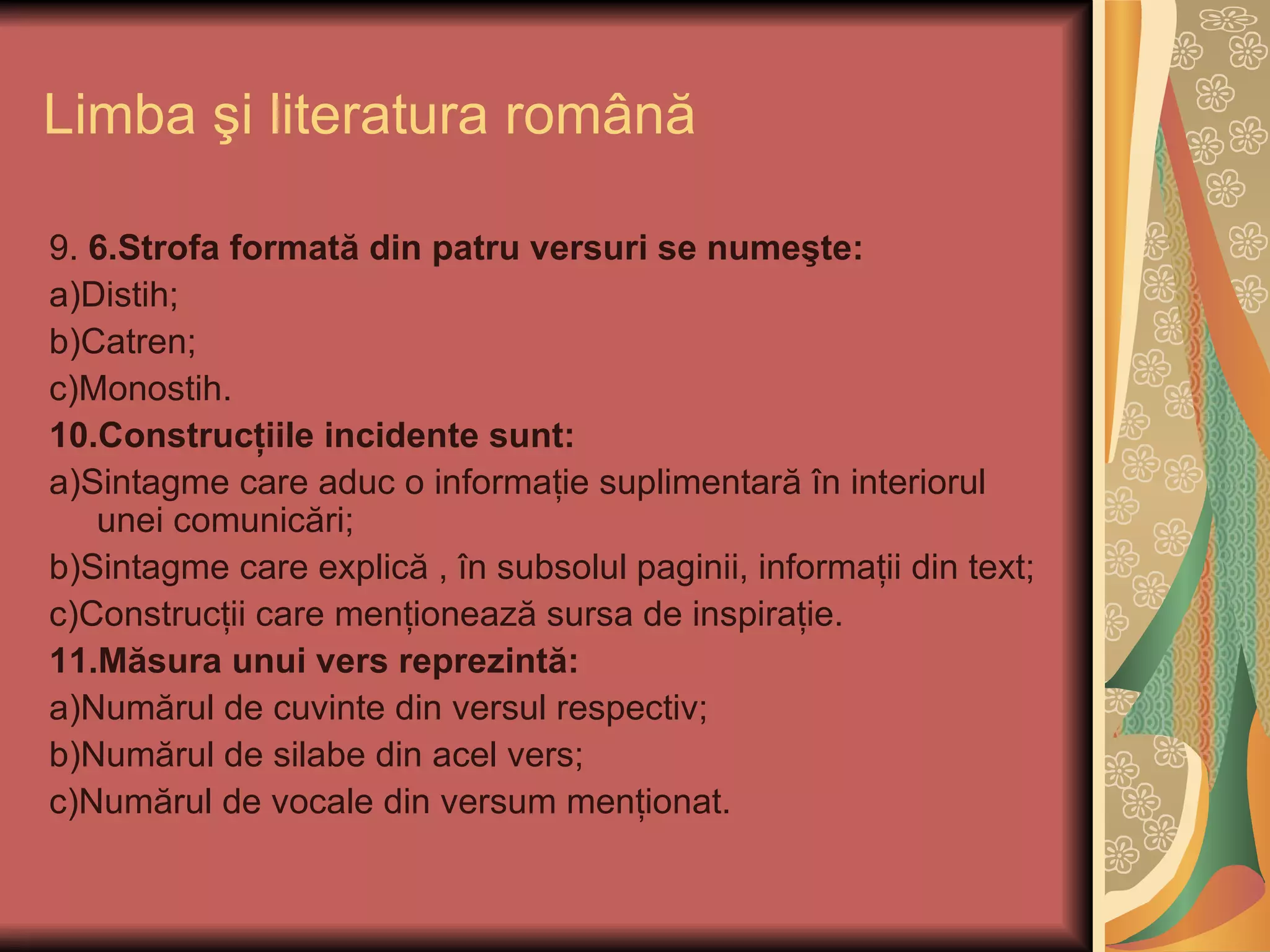 Recapitulare clasa a viii a a | PPT