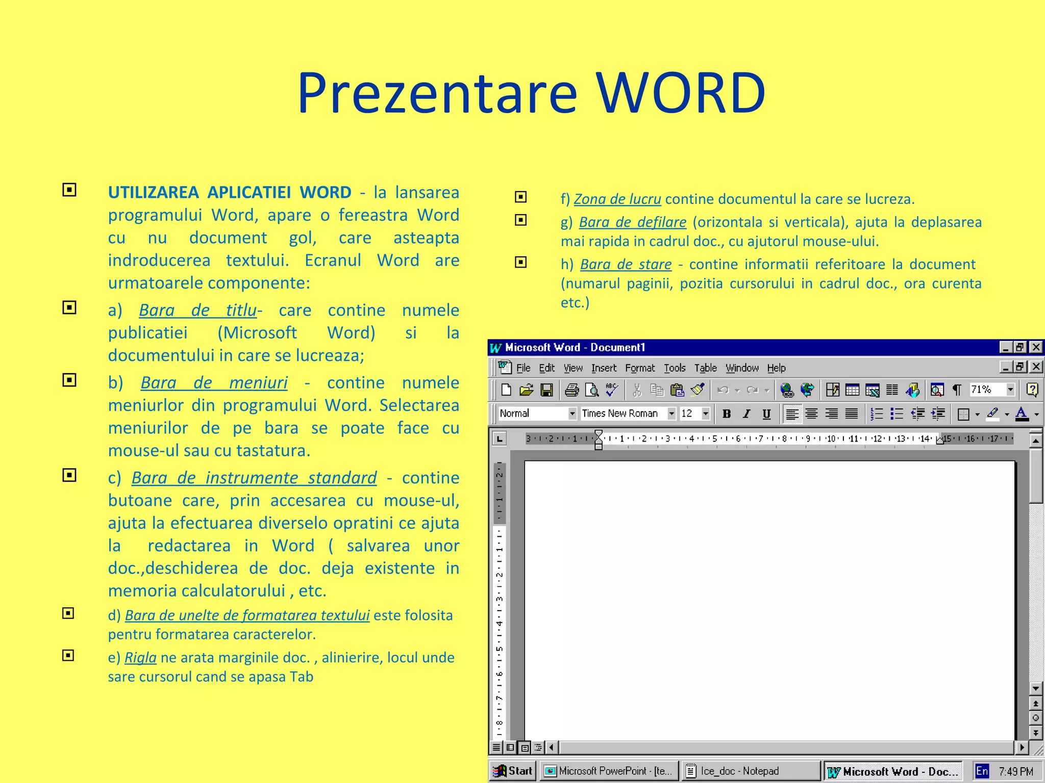 Recapitulare Microsoft Word | PPT
