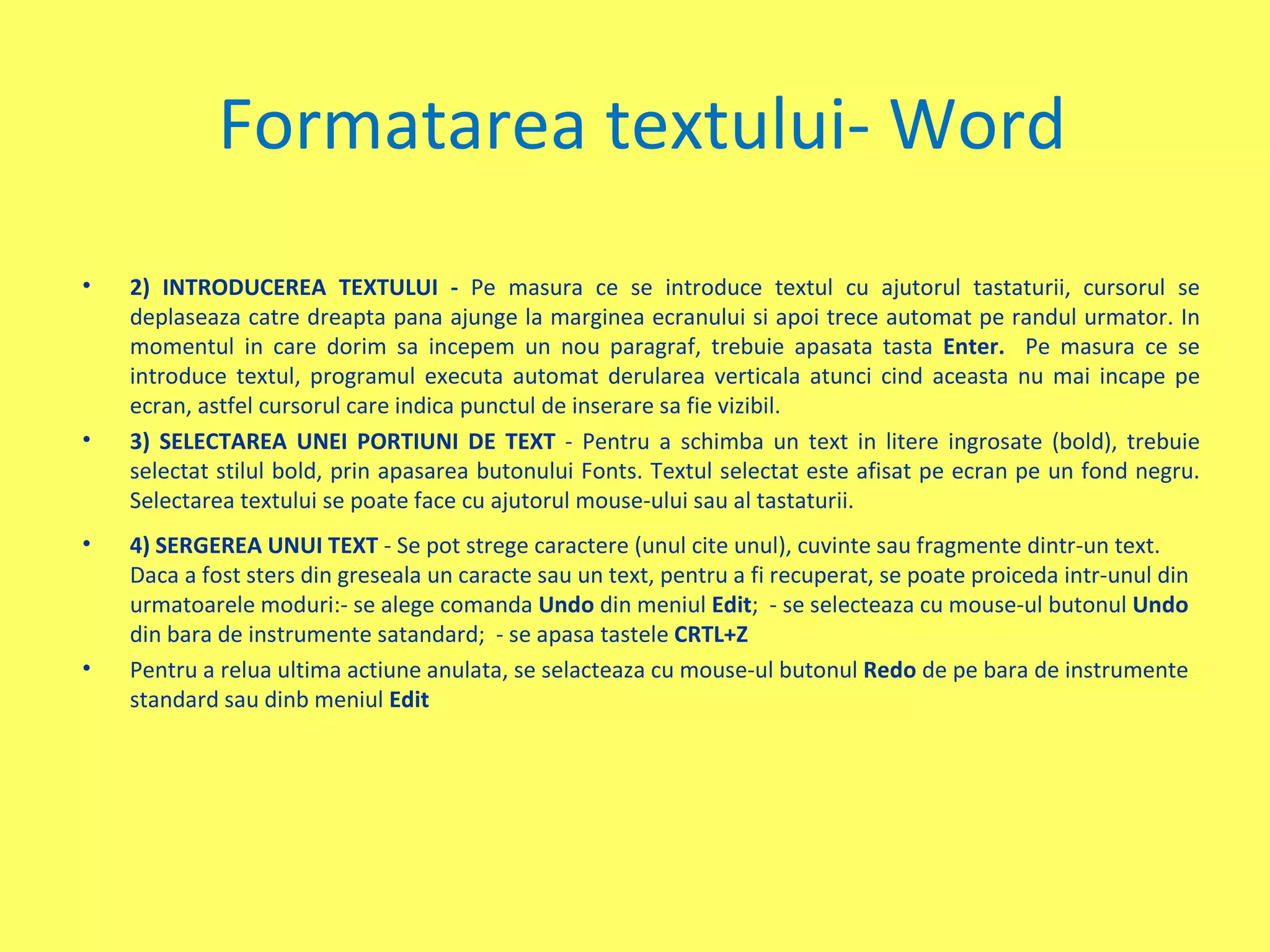 Recapitulare Microsoft Word | PPT