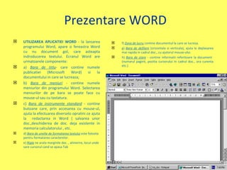 Recapitulare Microsoft Word | PPT
