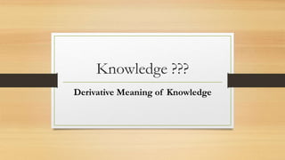 Recap of knowledge | PPT