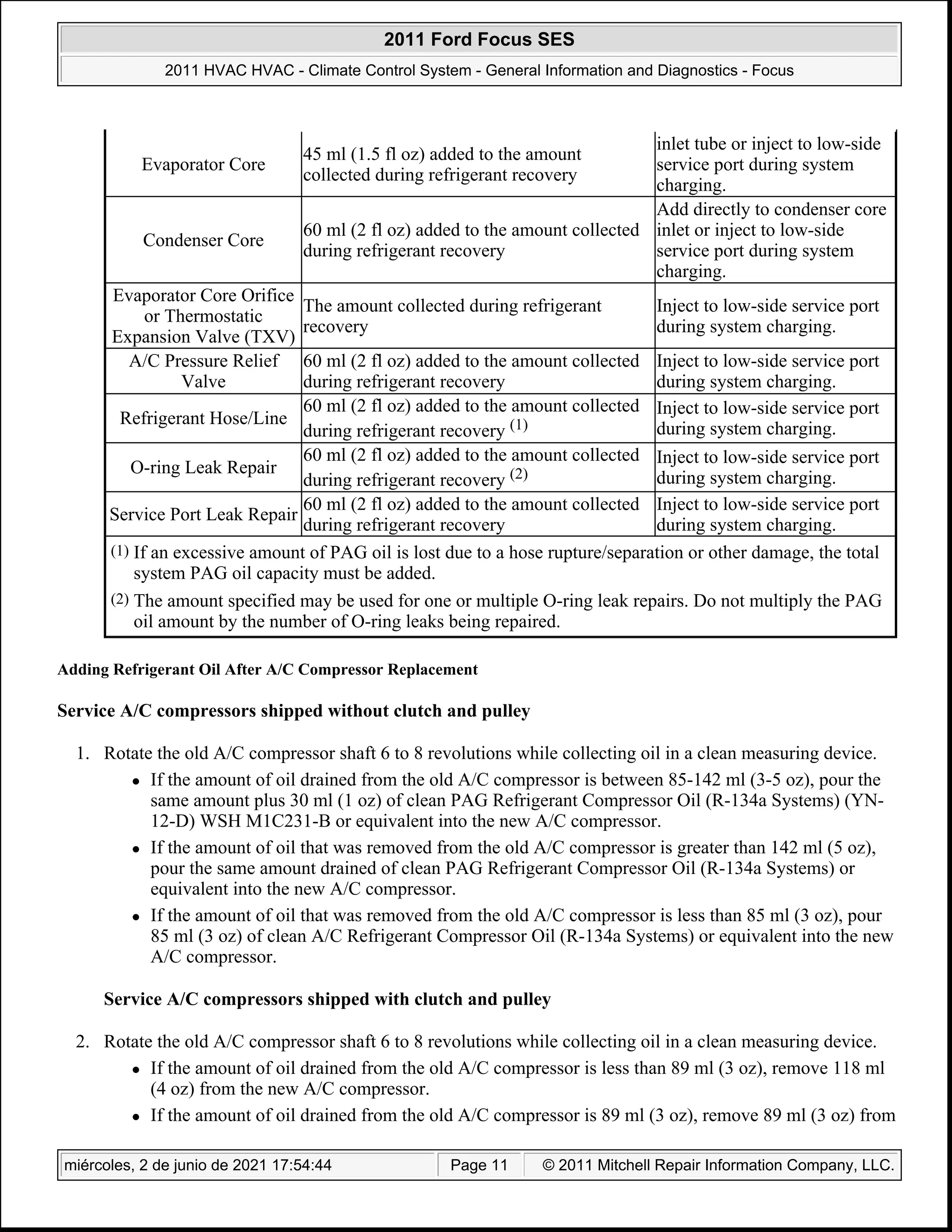 MANUAL DE FABRICANTE PARA CARGA DE GAS REFRIGERANTE | PDF