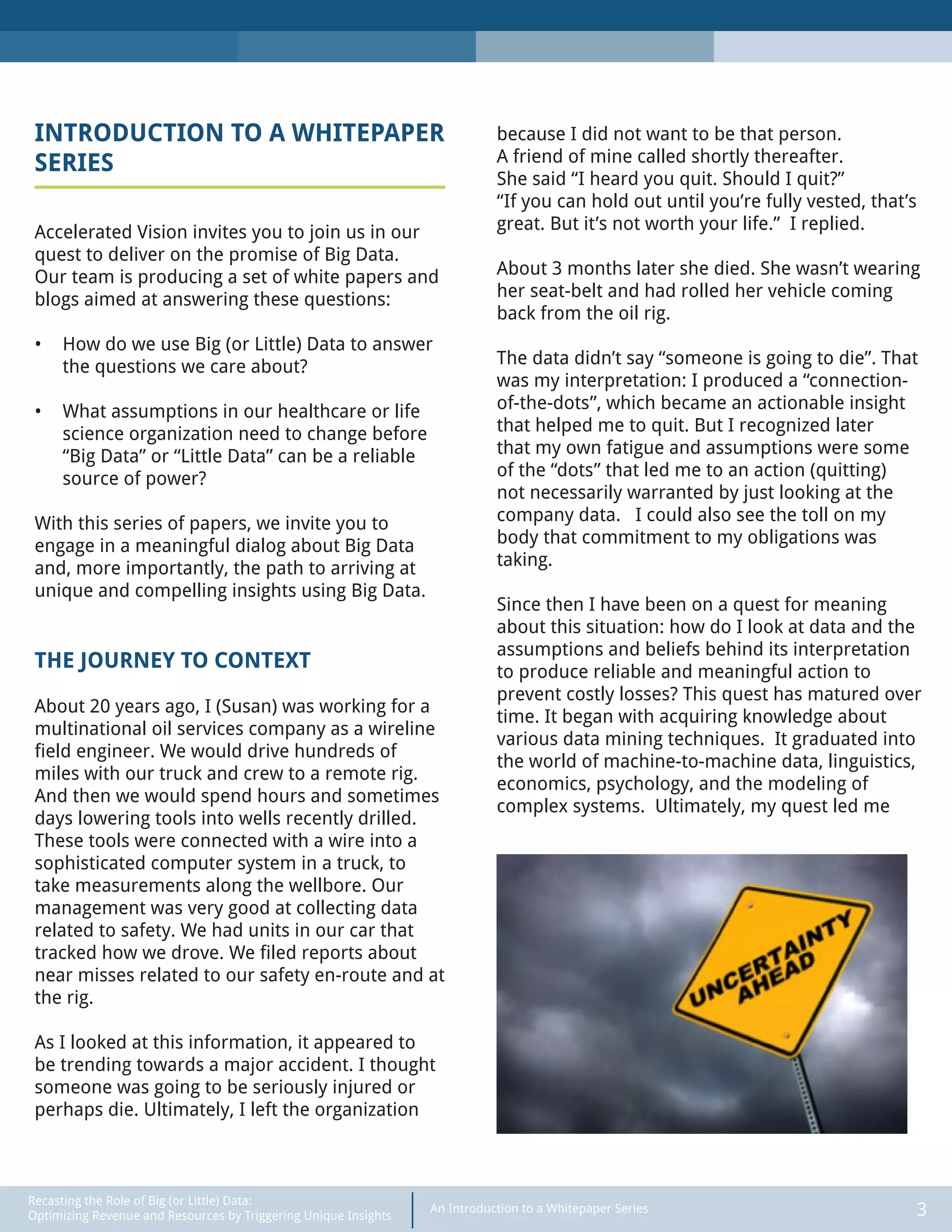 Recasting the Role of Big (or Little) Data | PDF