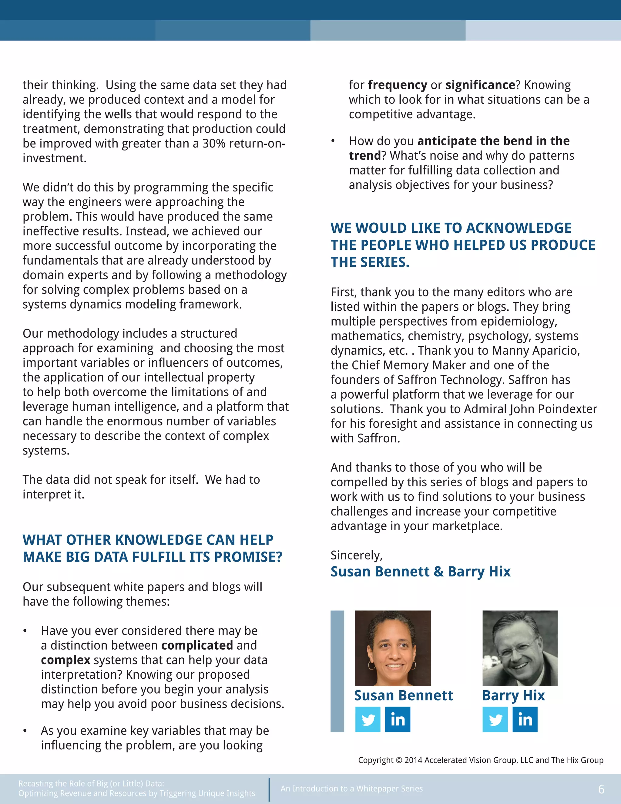 Recasting the Role of Big (or Little) Data | PDF