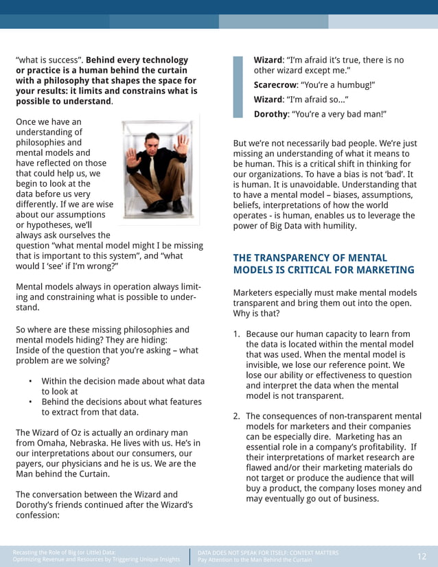 Recasting the Role of Big (or Little) Data | PDF