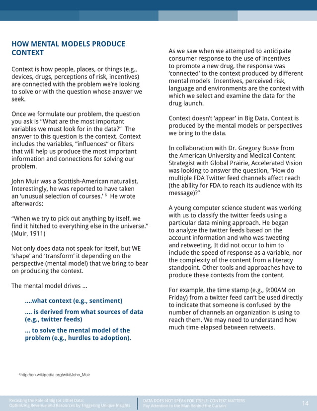 Recasting the Role of Big (or Little) Data | PDF