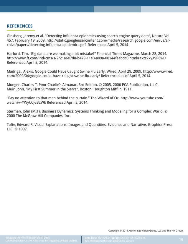 Recasting the Role of Big (or Little) Data | PDF