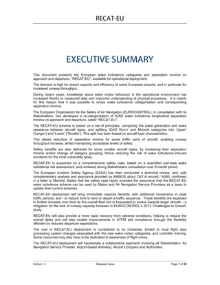 RECAT-EU - Introduction | PDF