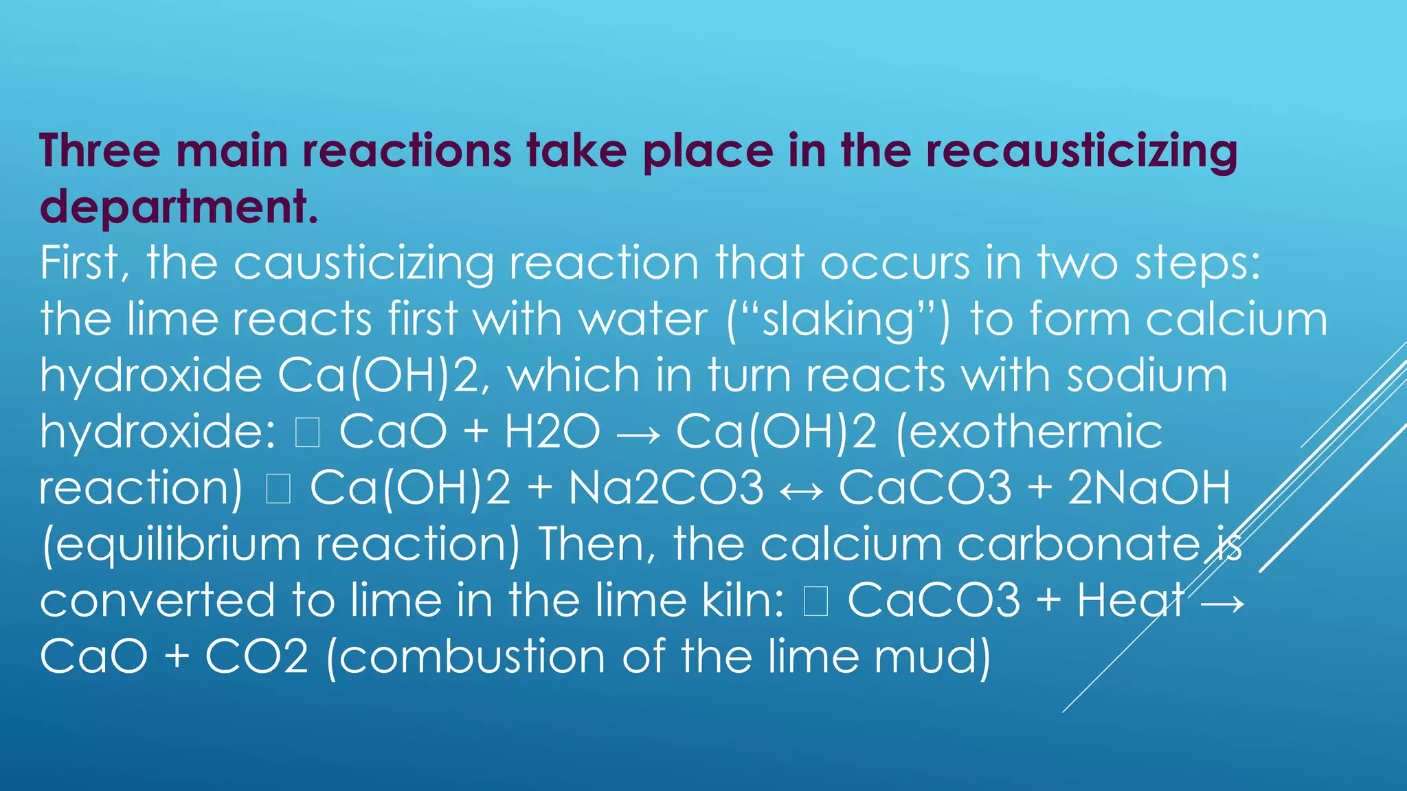 Recausticizing systems | PDF