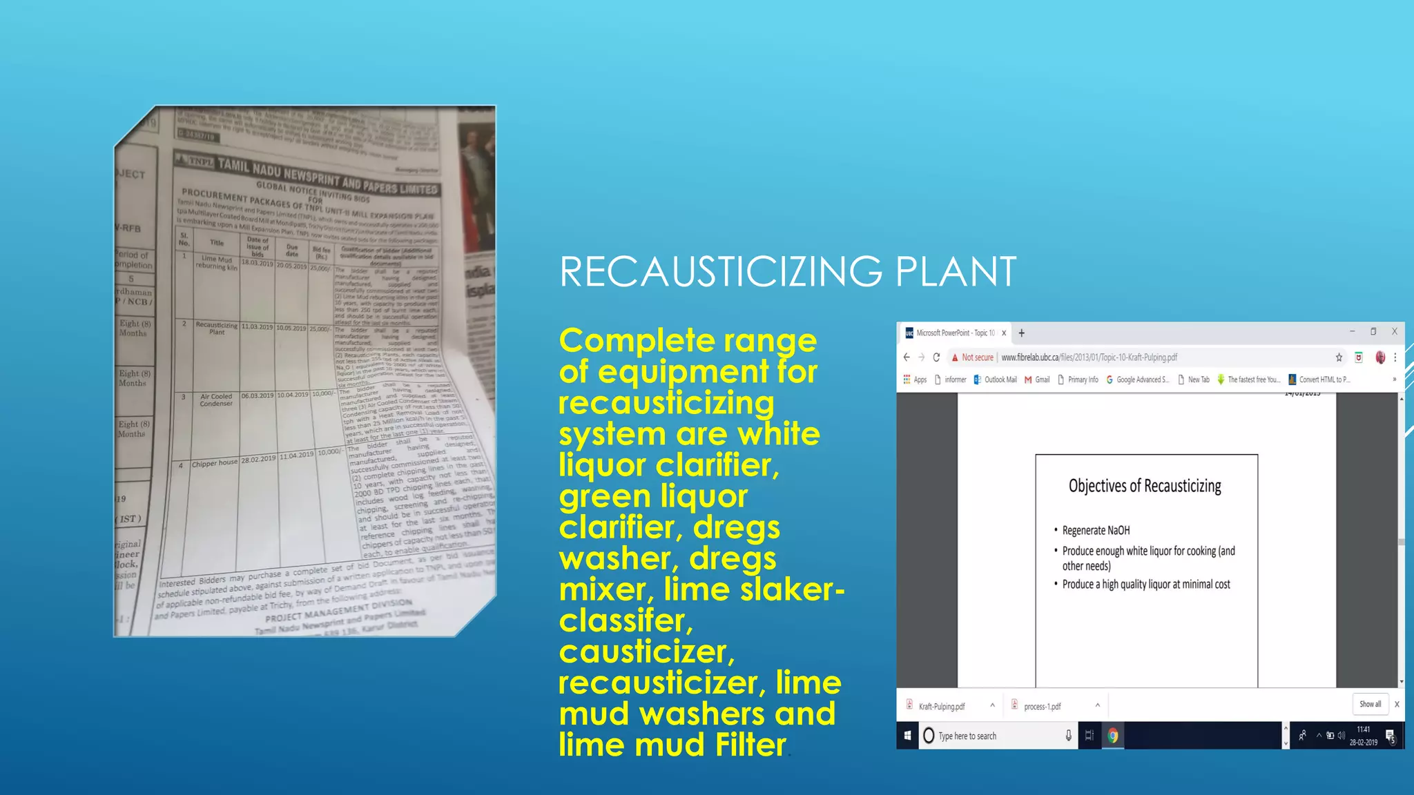 Recausticizing systems | PDF