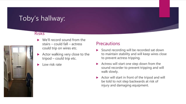 Recce - risk assessment | PPT