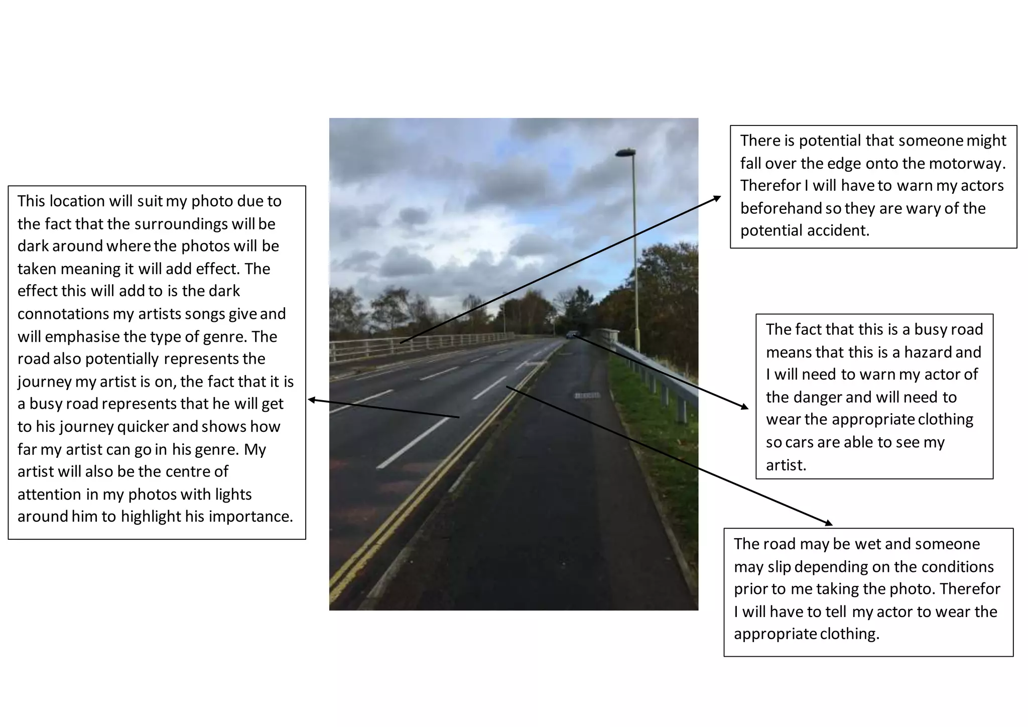 Recce with annotations of locations | PPT