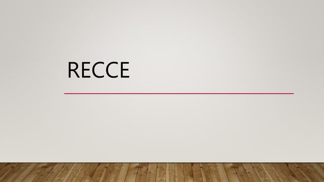 Recce | PPTX