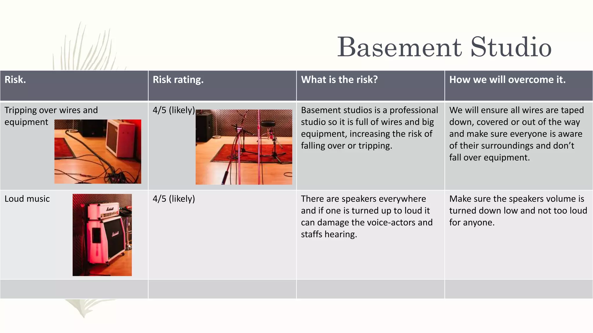 Recce and risk assessment | PPT