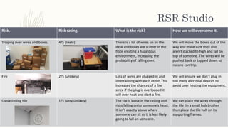 Recce and risk assessment | PPT