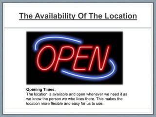 Recce Form Form The house | PPT