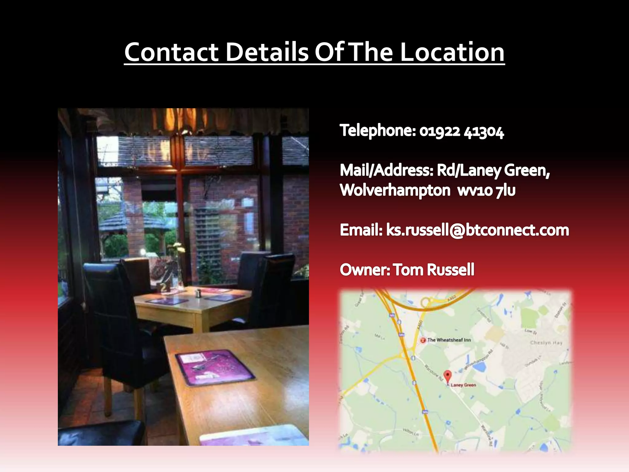 Reece Form For The Wheatsheaf | PPT