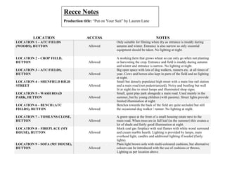 Recce Notes | PPT