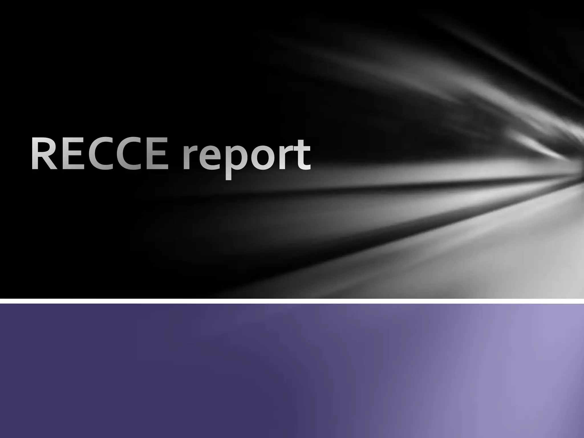 Recce report | PPTX