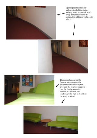 Recce shots of locations | DOCX