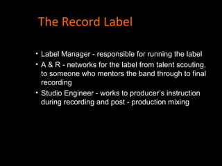 Record Contracts & Record Company | PPT