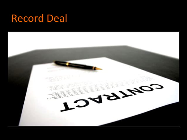 Record Contracts & Record Company | PPT