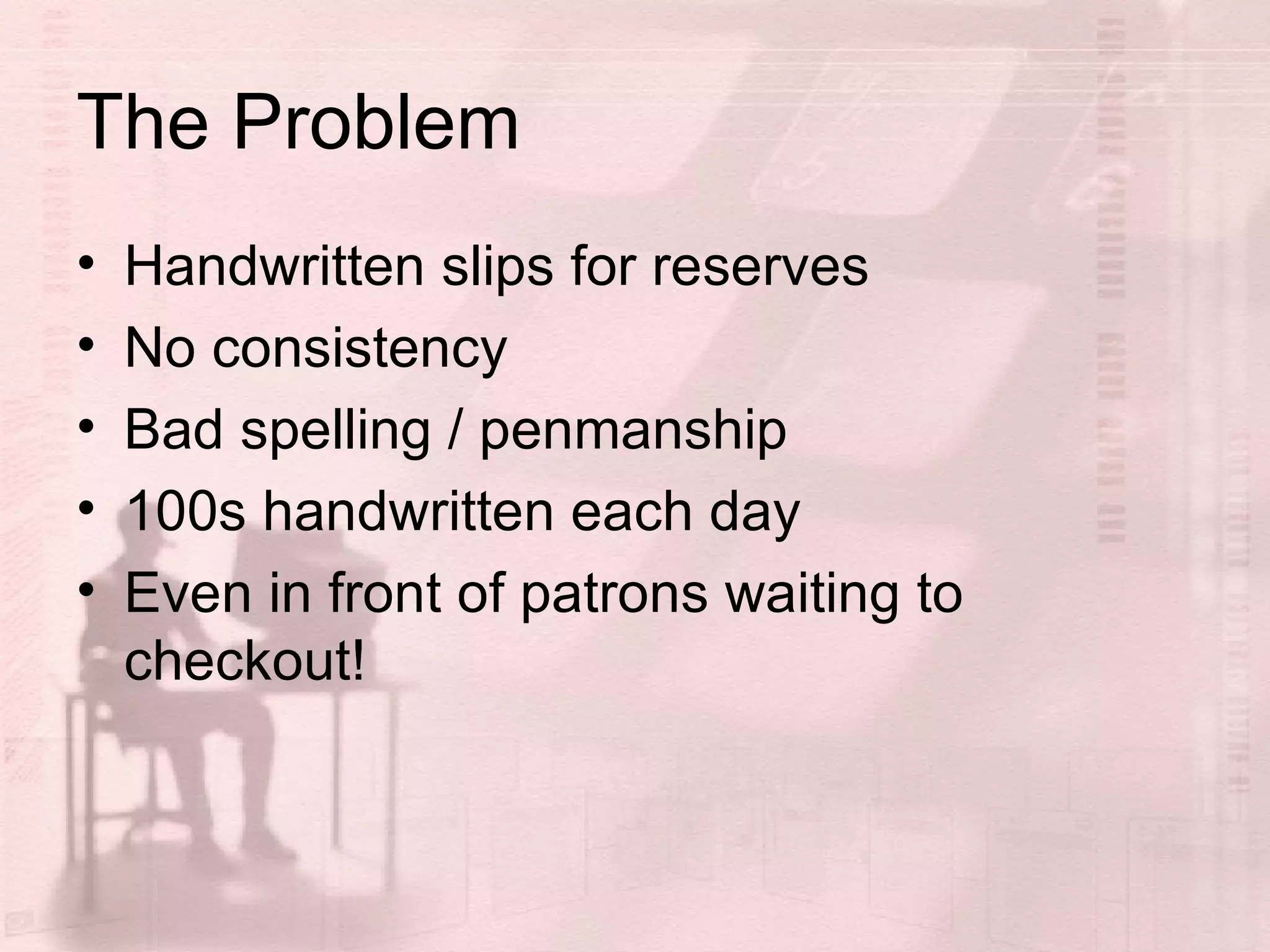 Receipt Print Modification Ppt