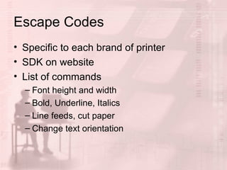 Receipt Print Modification | PPT