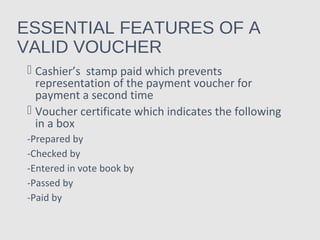 Receipt and payment procedures in public service | PPT